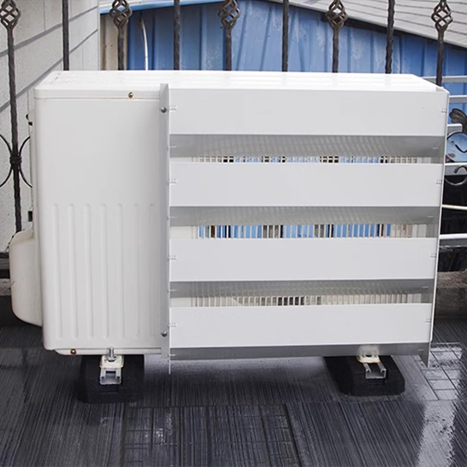 Amazon.com: Air Outlet Baffle, Air Conditioning External Unit Baffle ...