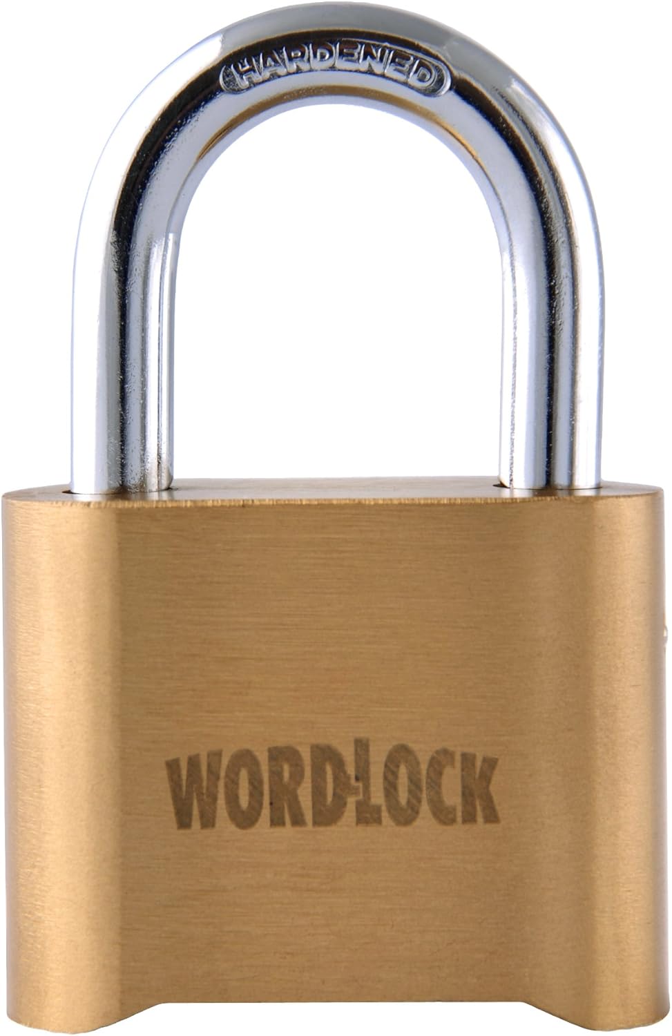 Wordlock 4 Dial 25mm Brass Lock : Amazon.co.uk: DIY & Tools