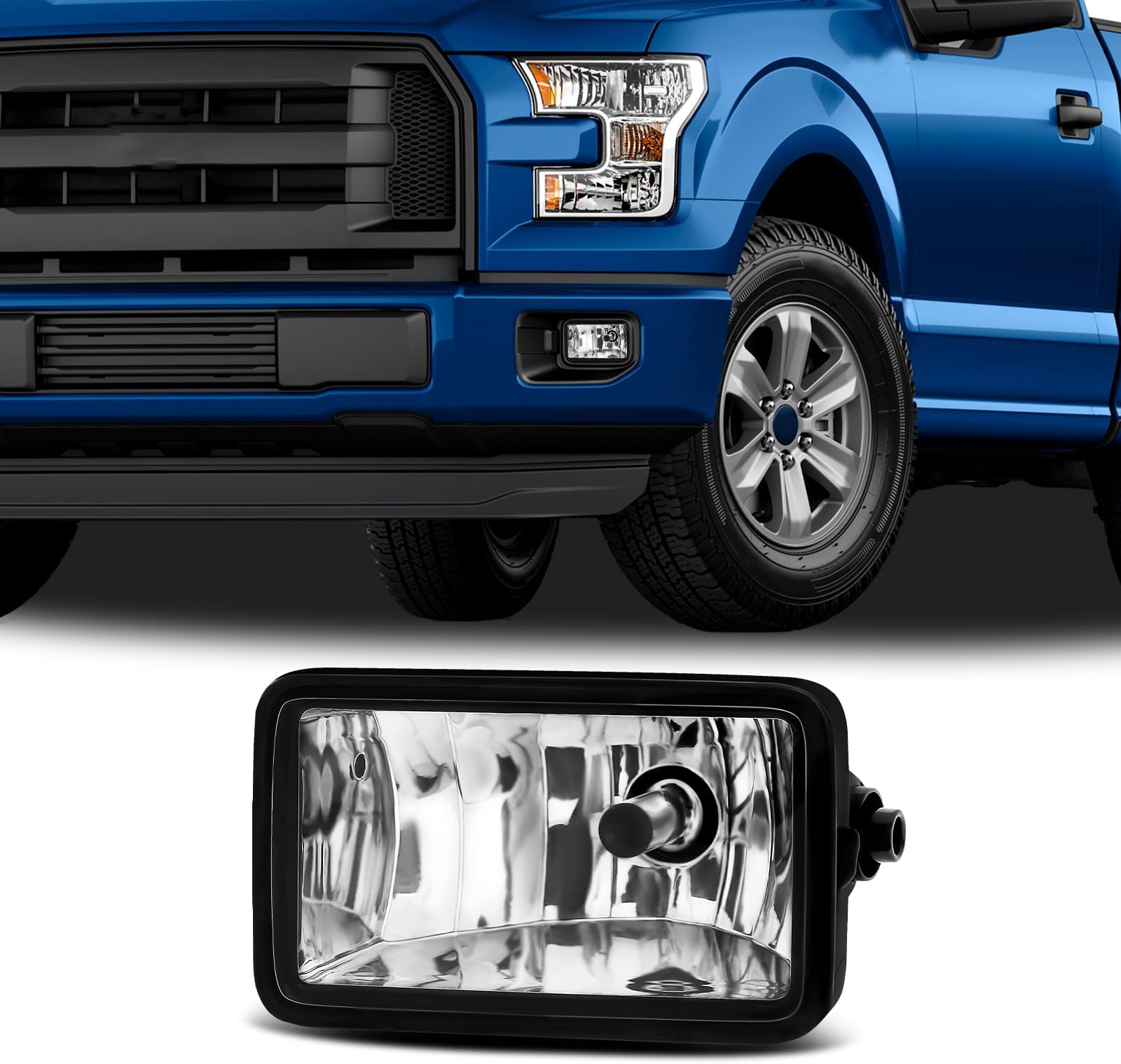 Amazon.com: Vomal Left Fog Light Assembly Fit For 2015 2016 2017 Ford ...