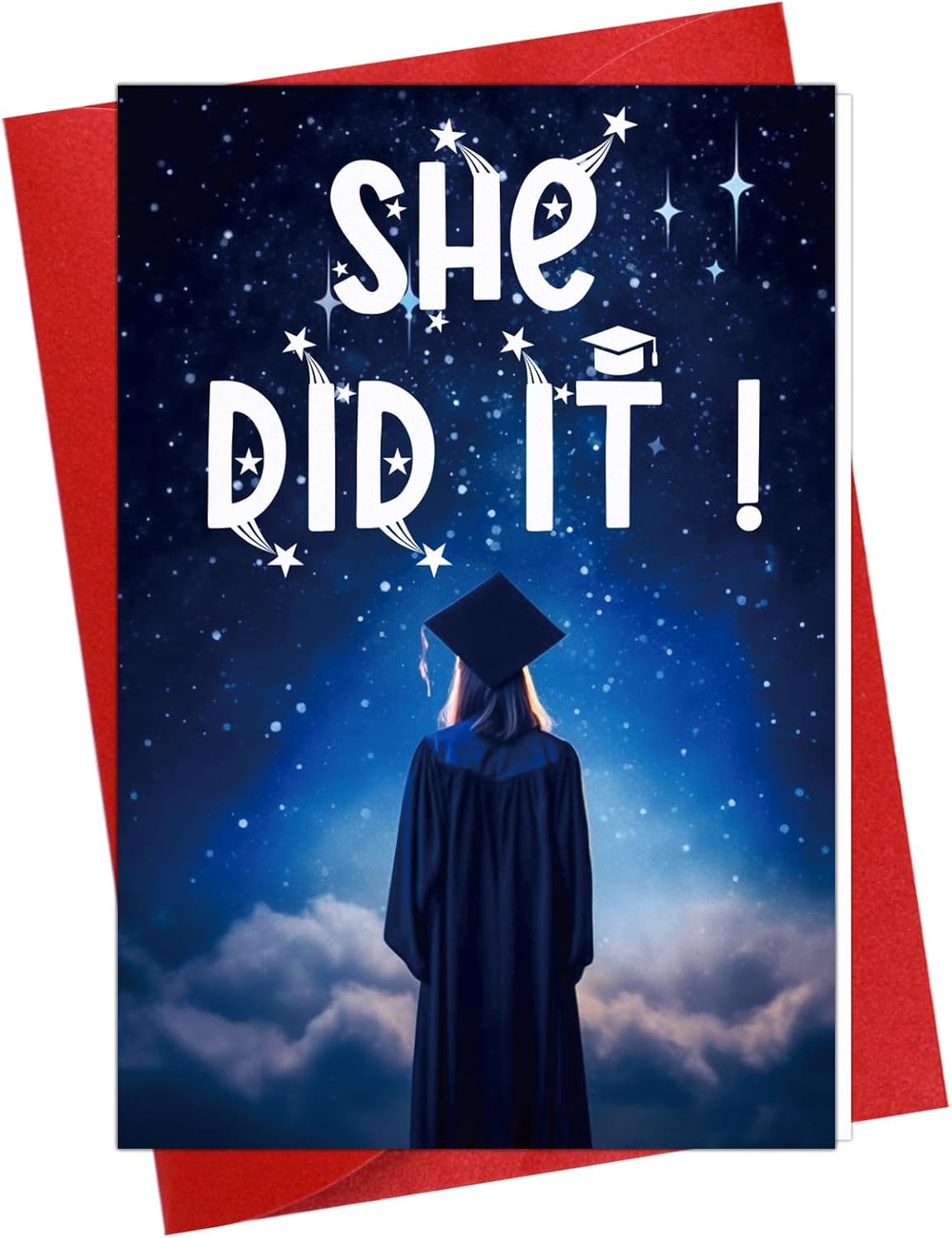 Amazon.com : FLYAB Graduation Card for Her - College Grad Card with ...
