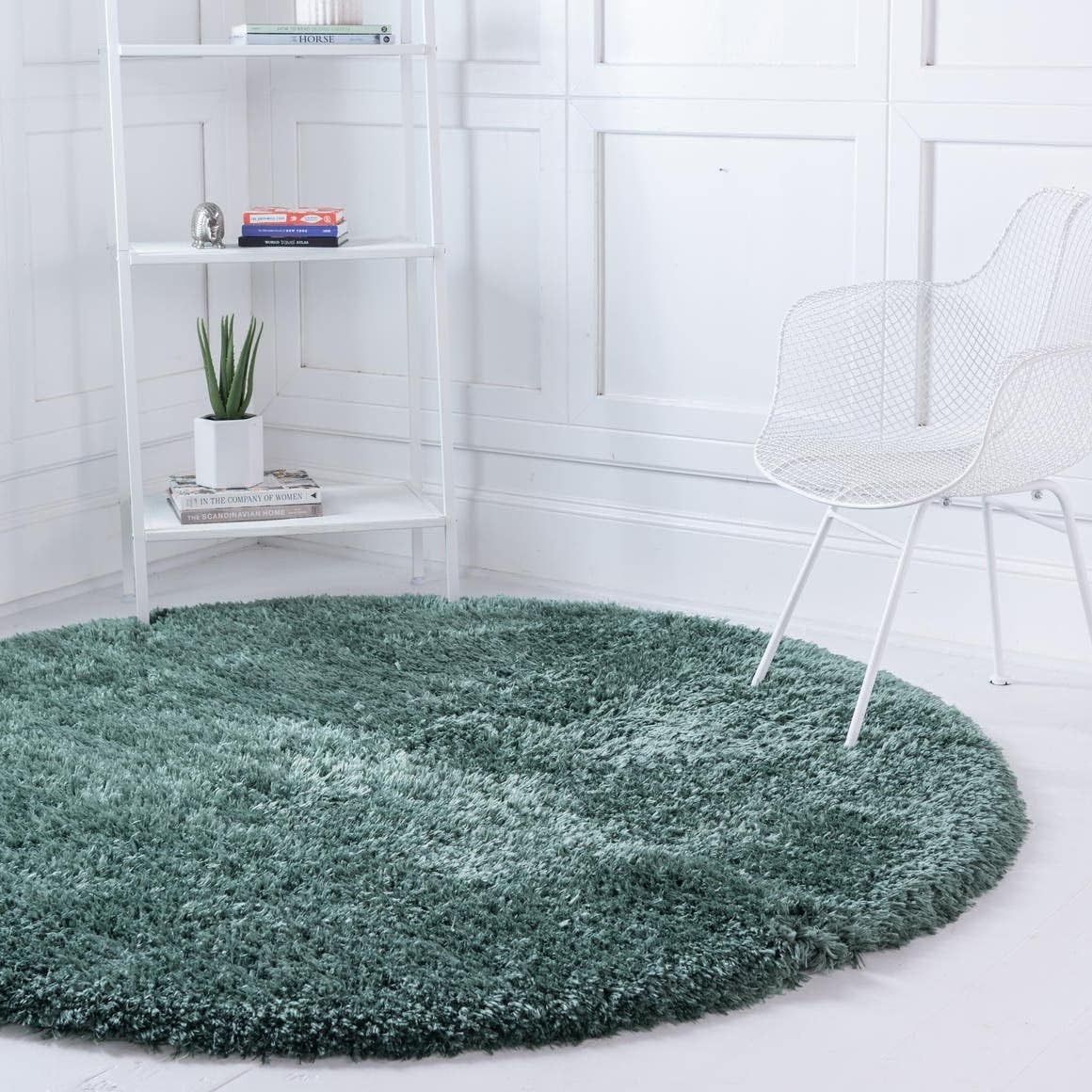 Amazon.com: Rugs.com Infinity Collection Solid Shag Area Rug 3 Ft Round ...