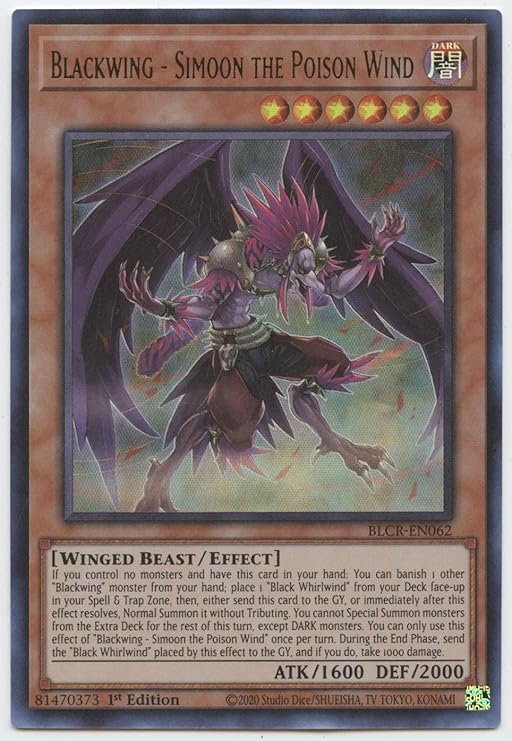 Amazon.com: Blackwing - Simoon The Poison Wind - BLCR-EN062 - Ultra ...