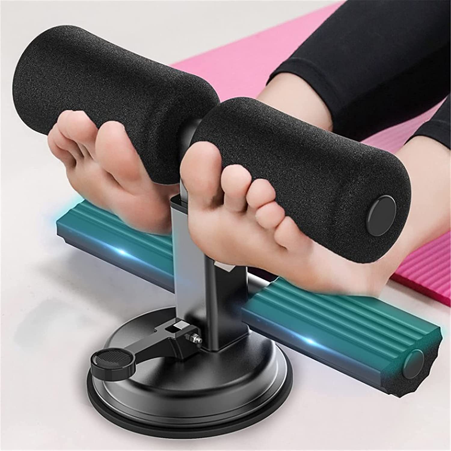 Arcanine Sit-Up Exercise Bar, Self-Suction Situp Bar, with Padded Ankle ...