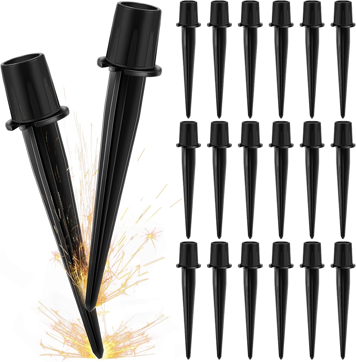 Amazon.com: 20PCS Metal Replacement Stakes for Outdoor Lights: 0.78" x ...