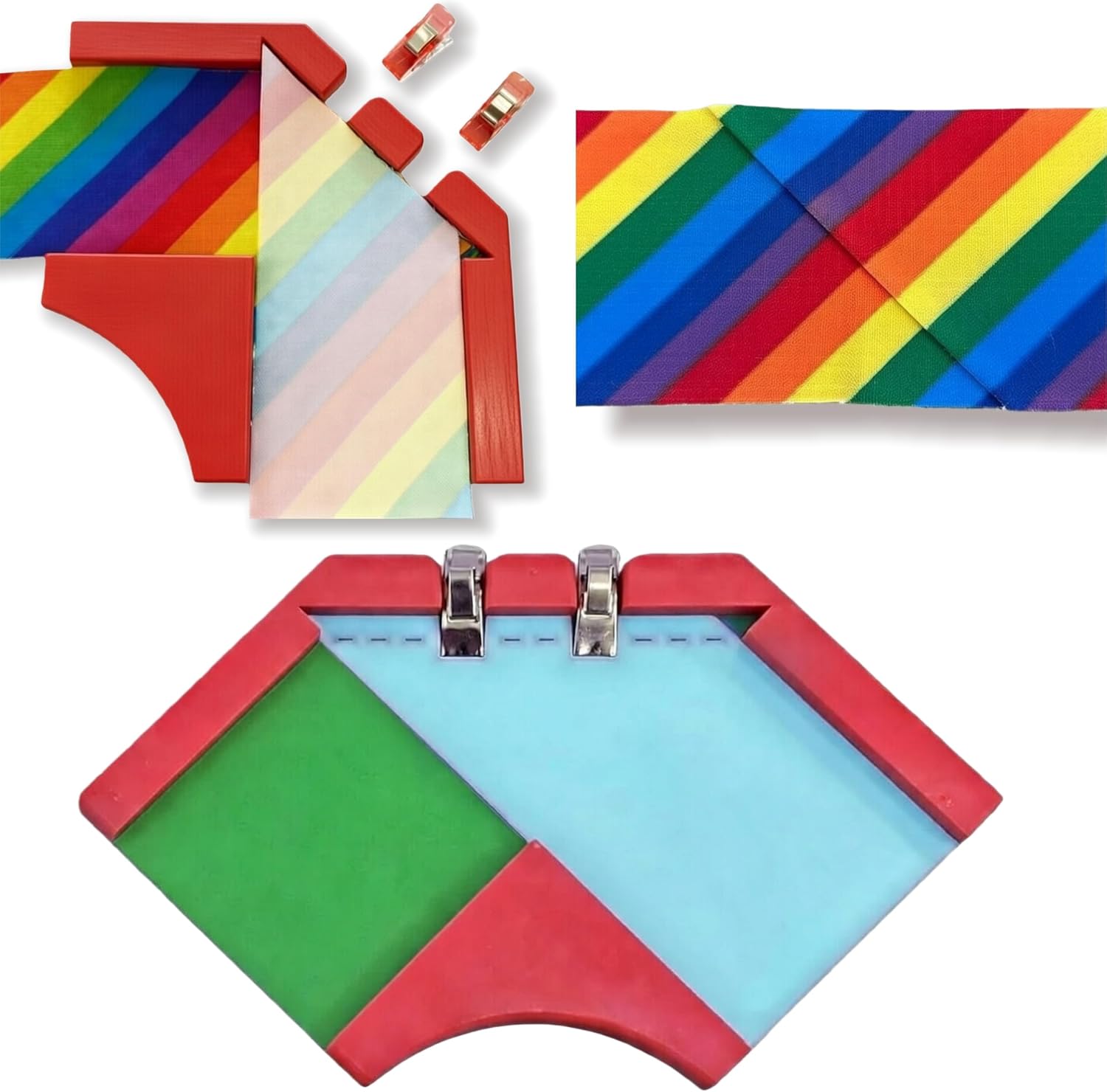 Amazon.com: Bias Binding Buddy Tape & Quilt Edge Assistant Tool 6 Size ...