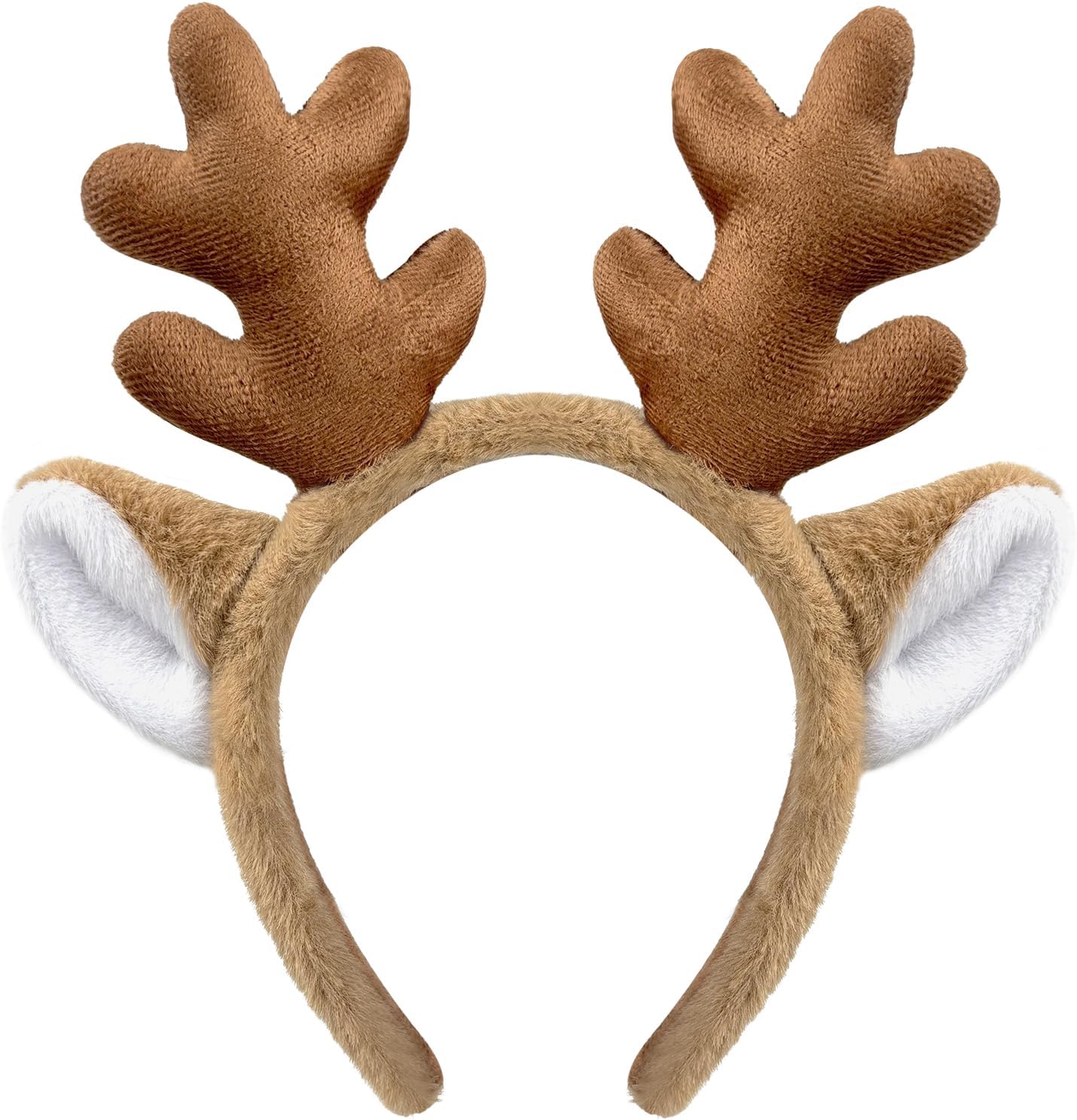 Amazon.com : SIOTMERA 4 Pack Reindeer Antlers Headband Fluffy Animal ...