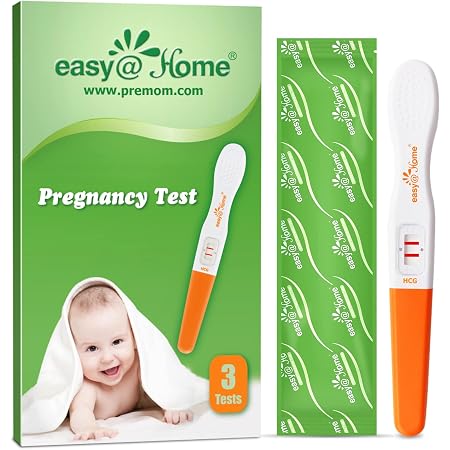 Amazon.com: Easy@Home 3 Pregnancy Test Sticks - hCG Midstream Tests ...