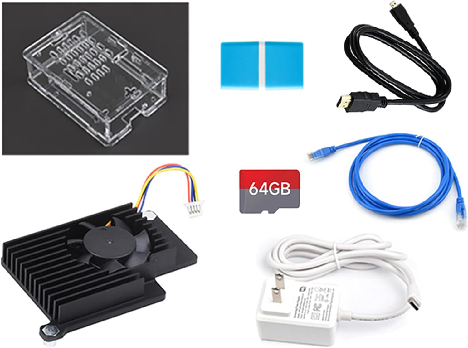 Amazon.com: for Raspberry Pi 5 Starter Kit Includes with Aluminium Pi5 ...