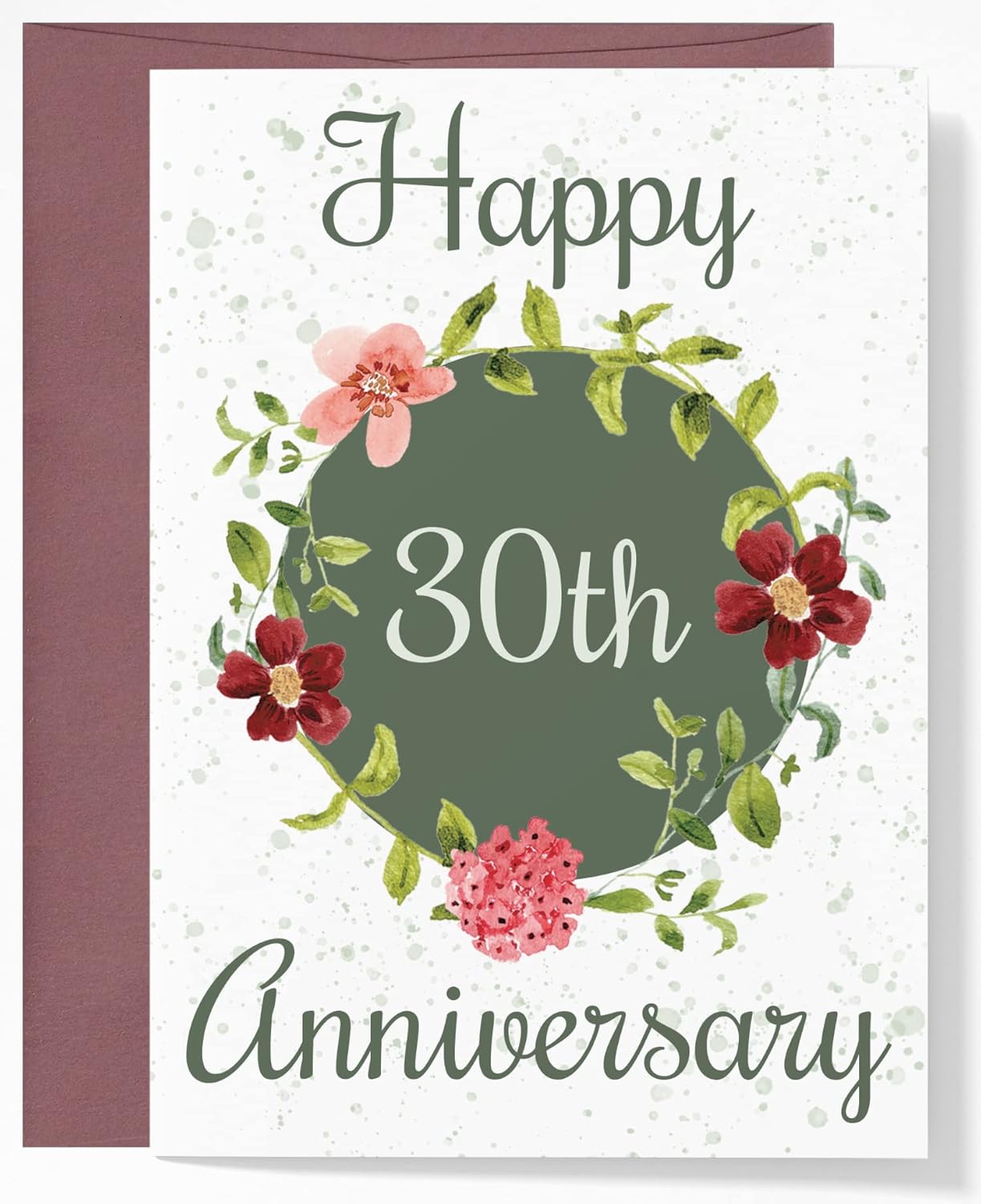 Amazon.com : Audacious Cards 30th Anniversary Card for Couple, Happy ...