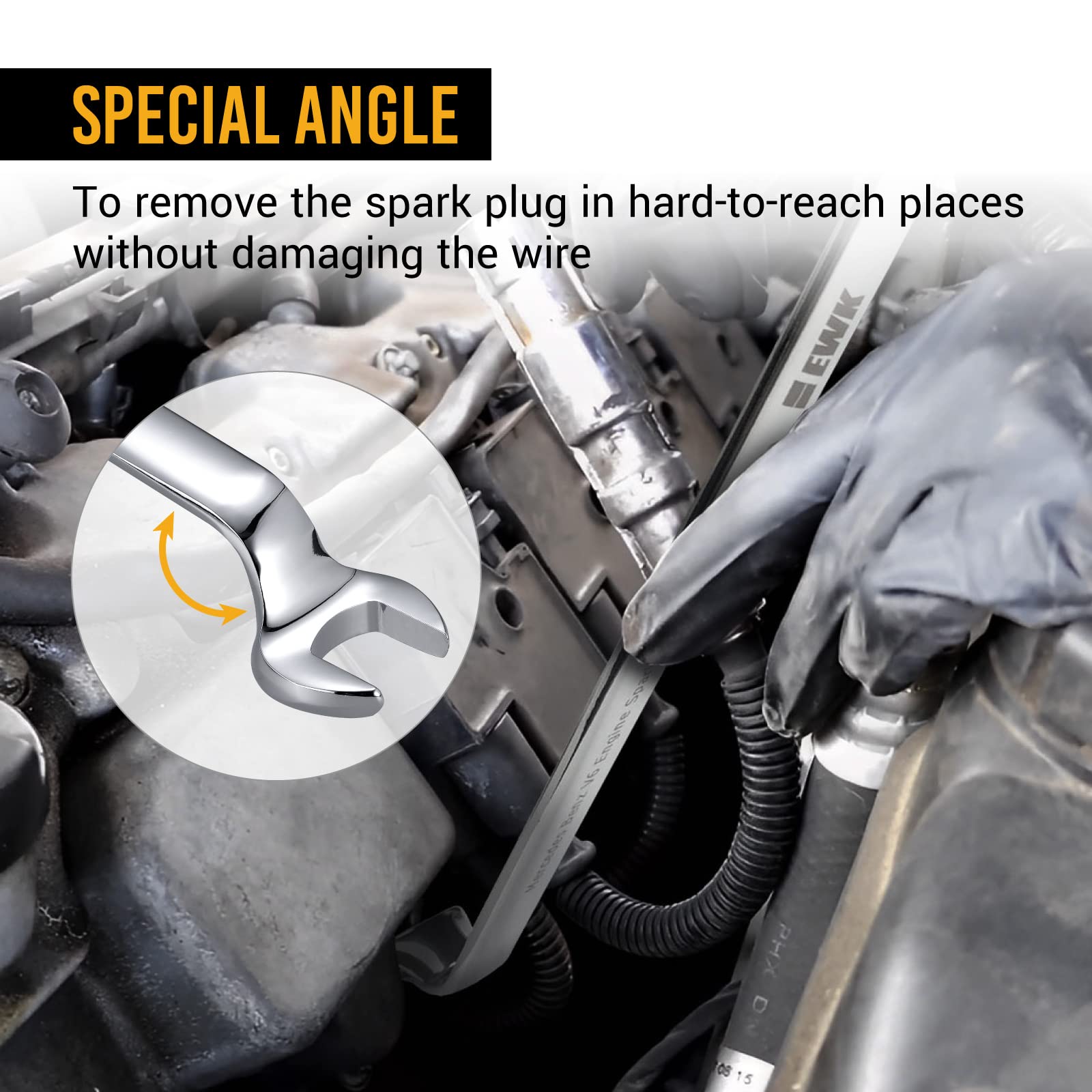 Snapklik.com : 17mm Mercedes Spark Plug Wrench Boot Puller For V6 V8 ...
