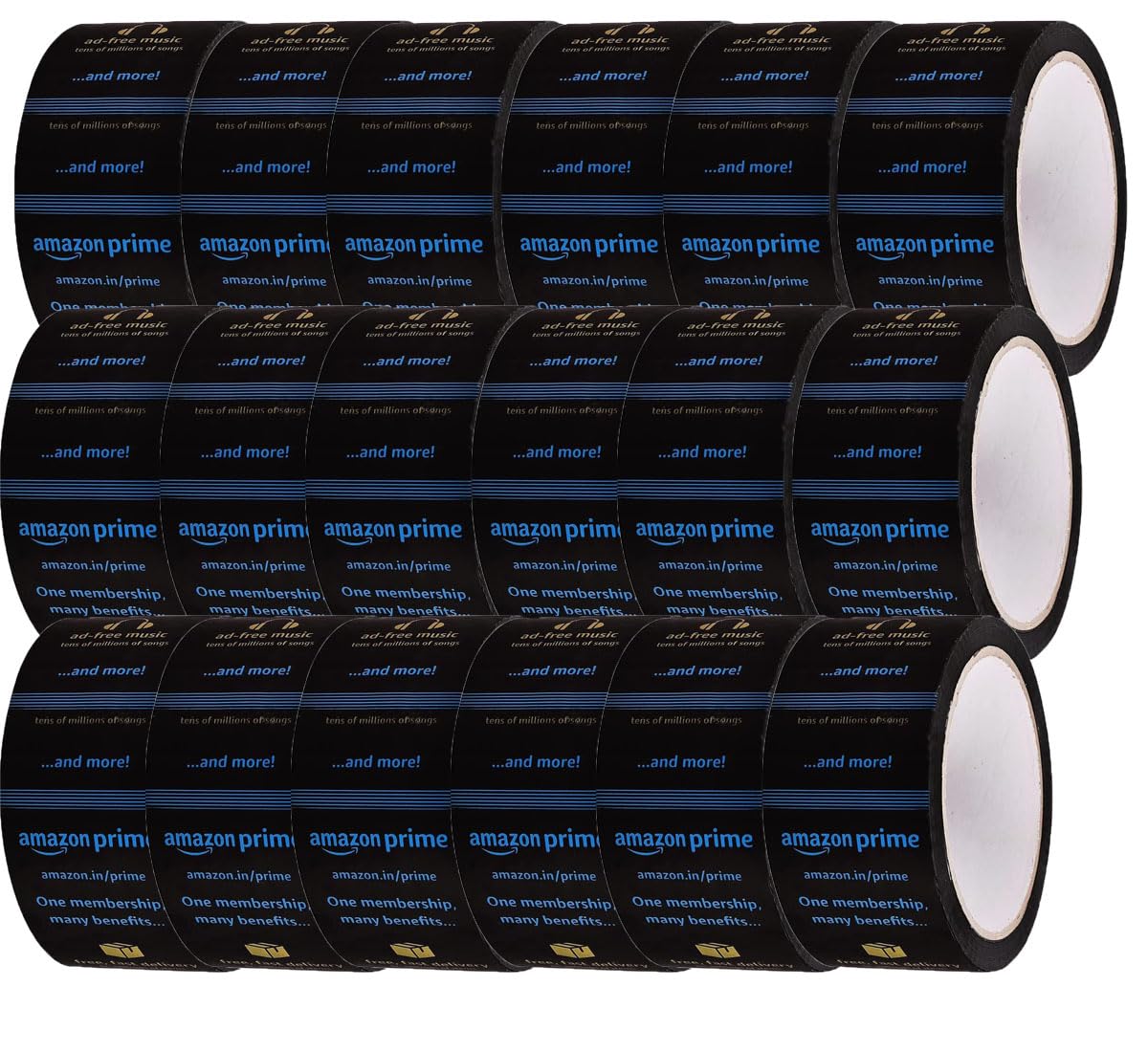 TO THE PACKAGING Pack of-24, Self-Adhesive Amazon Printed Prime Packing ...