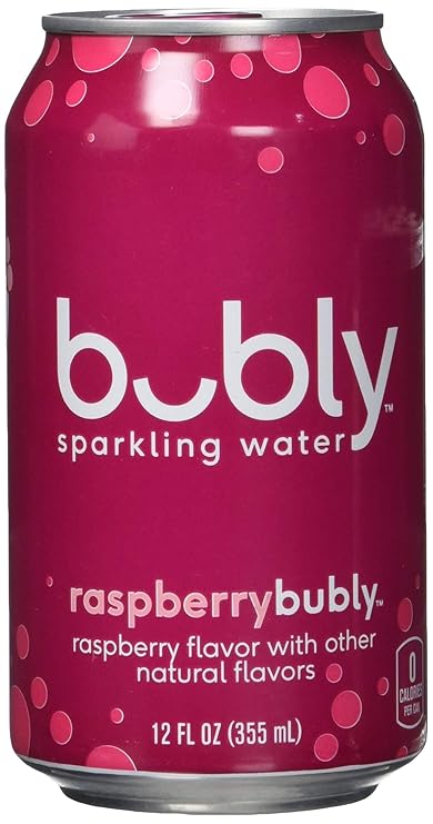 Amazon.com: Bubly Sparkling Water, Raspberry, 12 Ounce : Grocery ...
