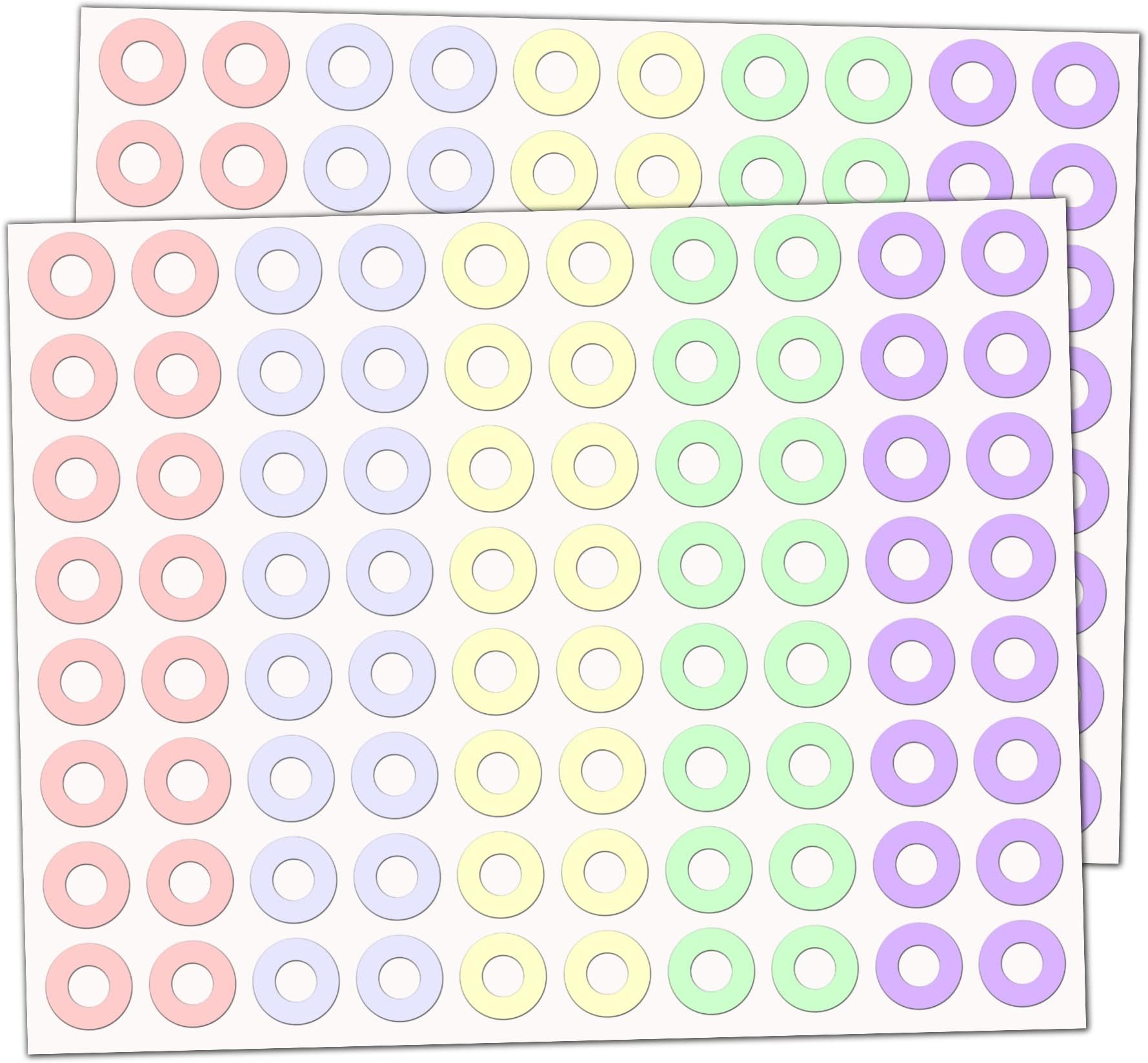 Amazon.com : 800 Pack, Paper Hole Reinforcement Stickers Labels - 0.25 ...