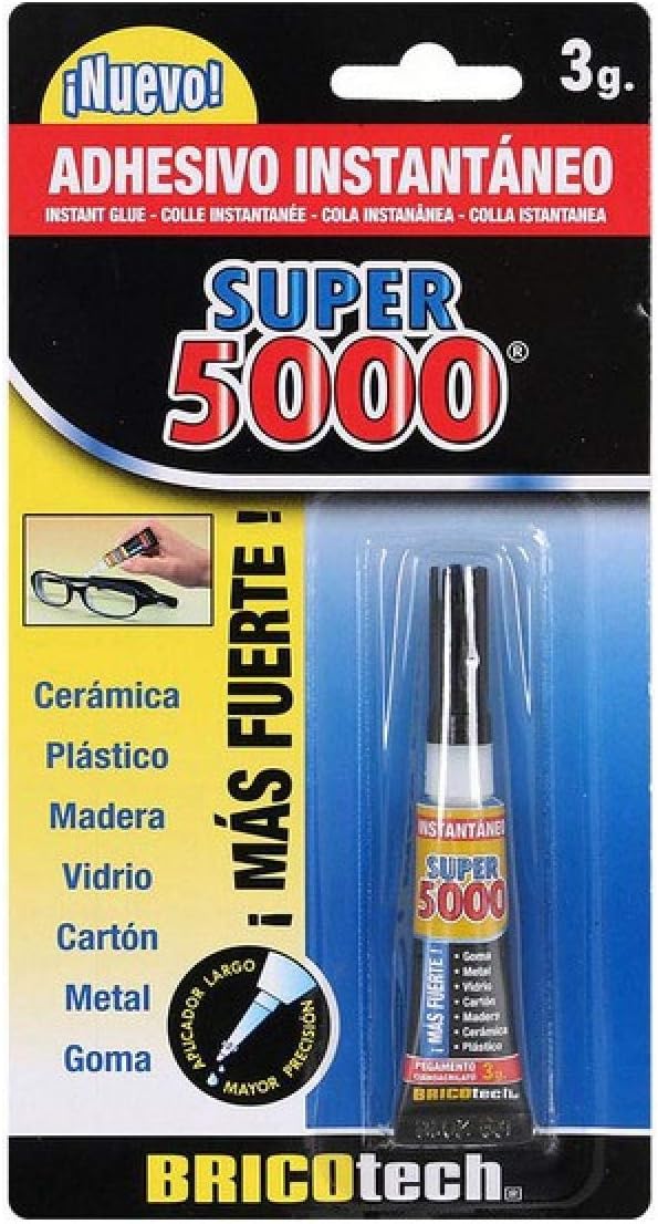 Super 5000 55925 Super 5000 Pegamento Instantáneo, 3 g : Amazon.es ...