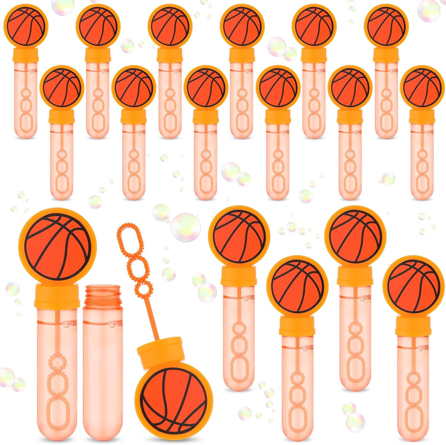 Amazon.com: PullCrease 16 Pcs Basketball Bubble Wands Party Favors ...