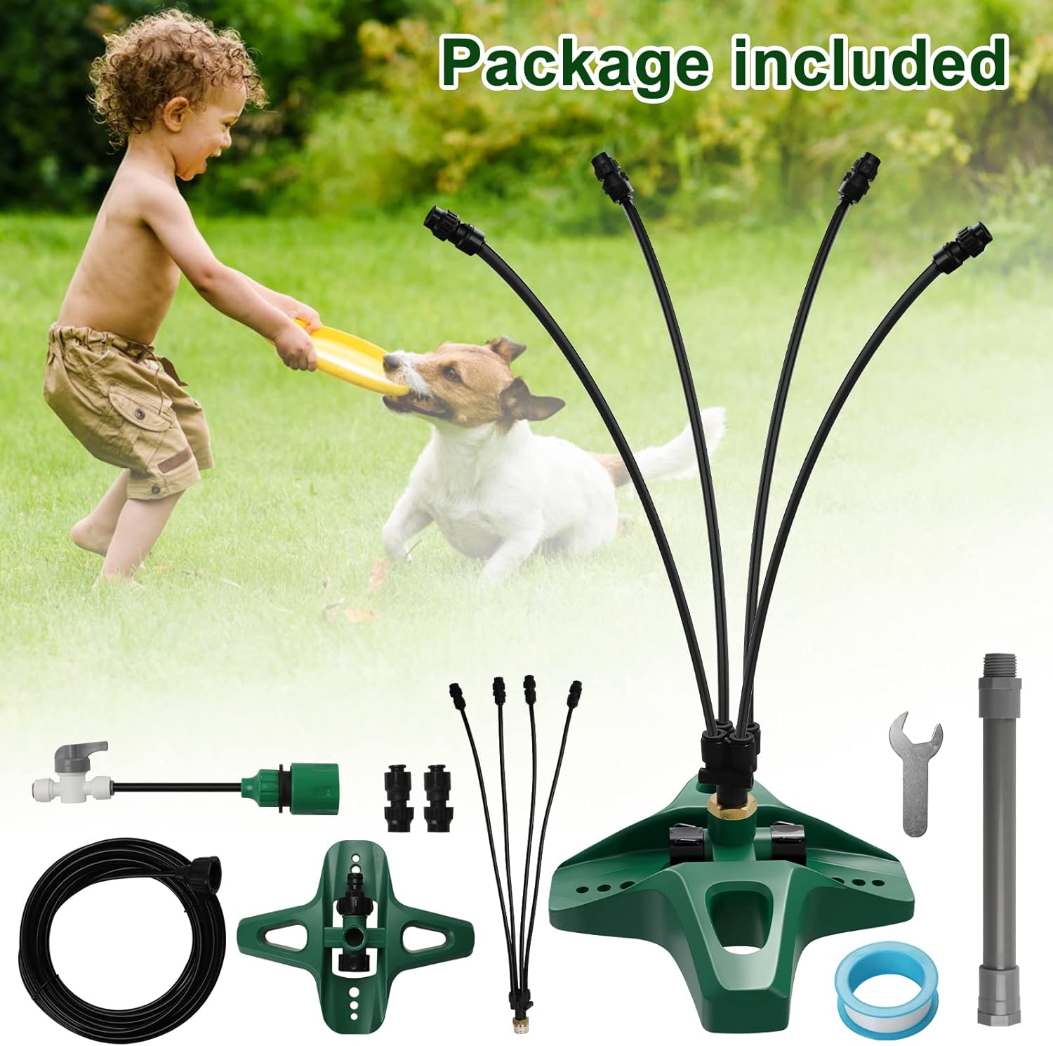 Standing Misters for Outside Patio, Upgraded 26.2FT(8M) Portable ...