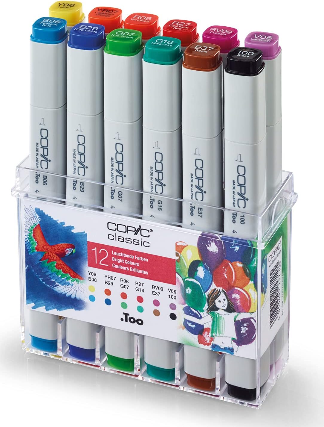 Copic Marker 12 Piece Set CZ20075702 Multicolor : Amazon.co.uk: Toys ...
