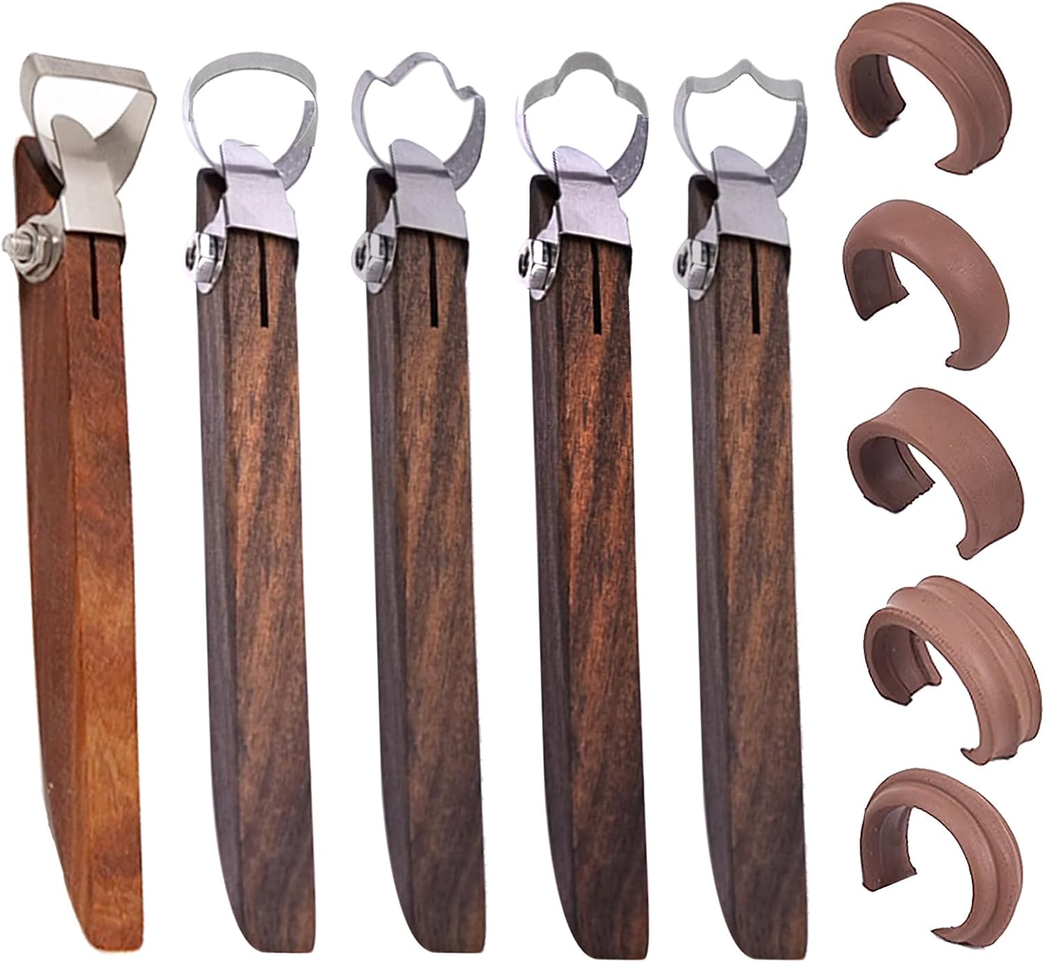 Amazon.com: 5Pcs Mug Handle Making Pottery Clay Tool Clay Cutters ...