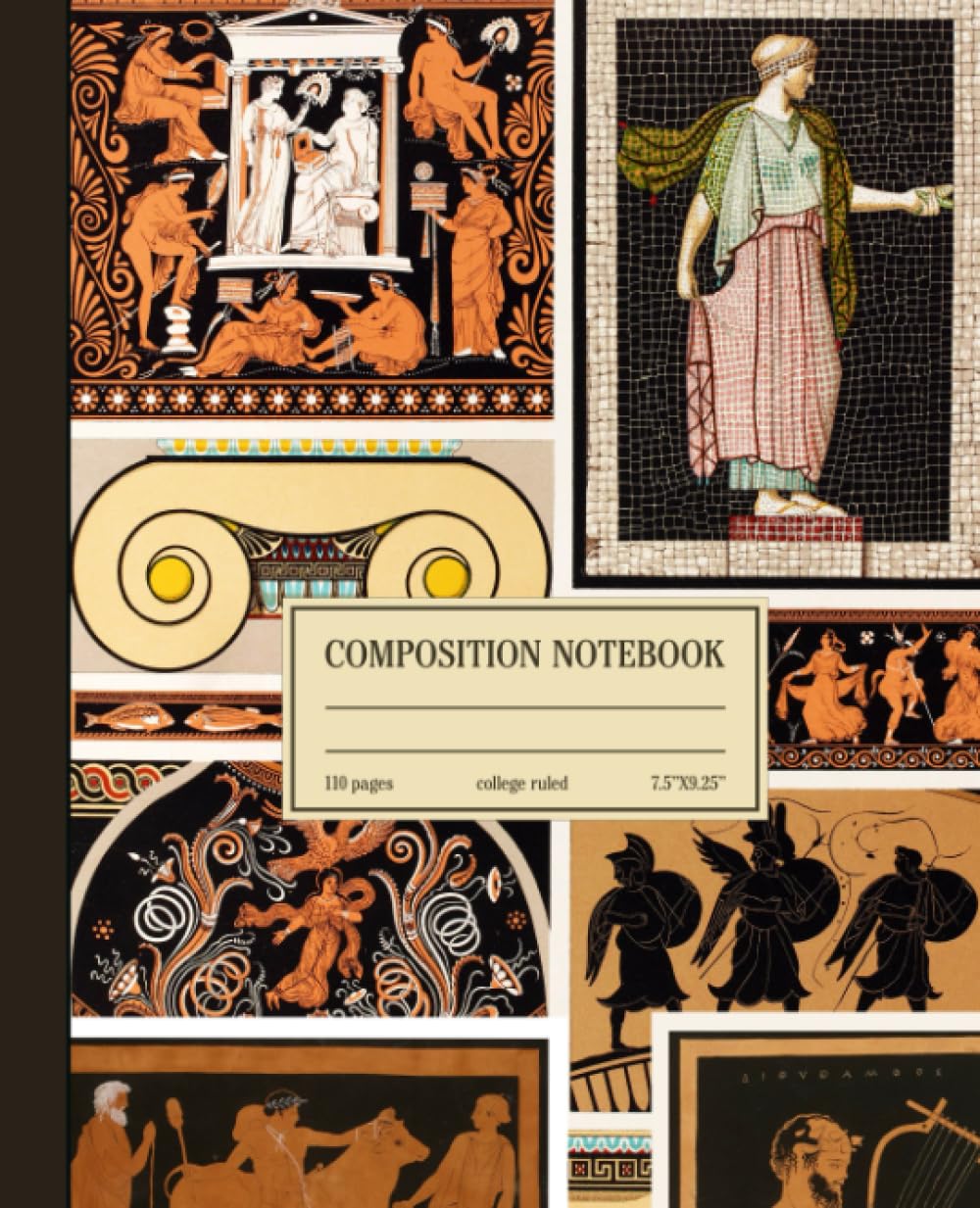 Ancient Greek Notebook: Antique Art Designs from Greece | Architecture ...