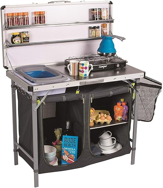 Kampa Chieftain Portable Camping Kitchen : Amazon.co.uk: Sports & Outdoors