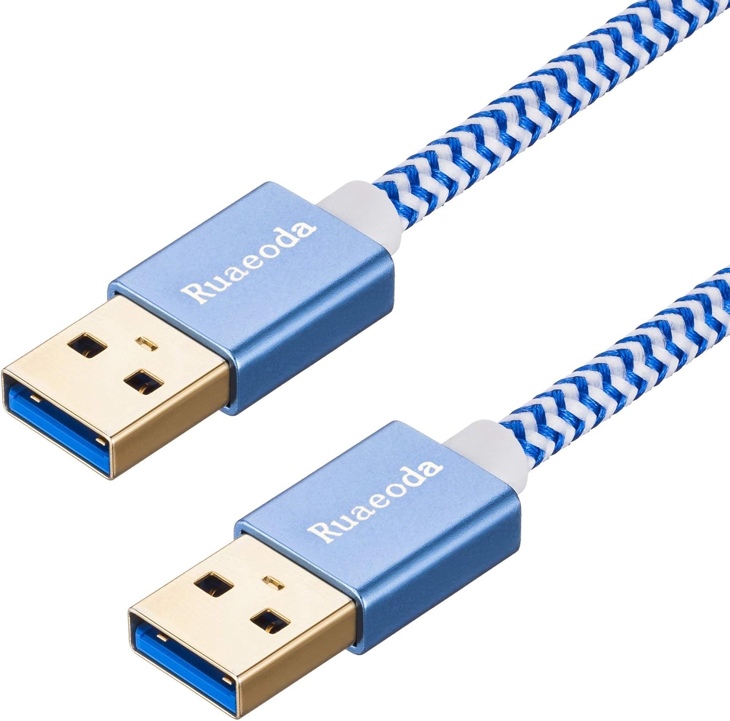 Amazon.com: Ruaeoda USB 3.0 Cable A to A 6 Feet, Nylon Braided 6 Foot ...