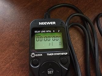 Amazon.com : Neewer Shutter Release Timer Remote Control Cord Compatible with Canon EOS 550D ...