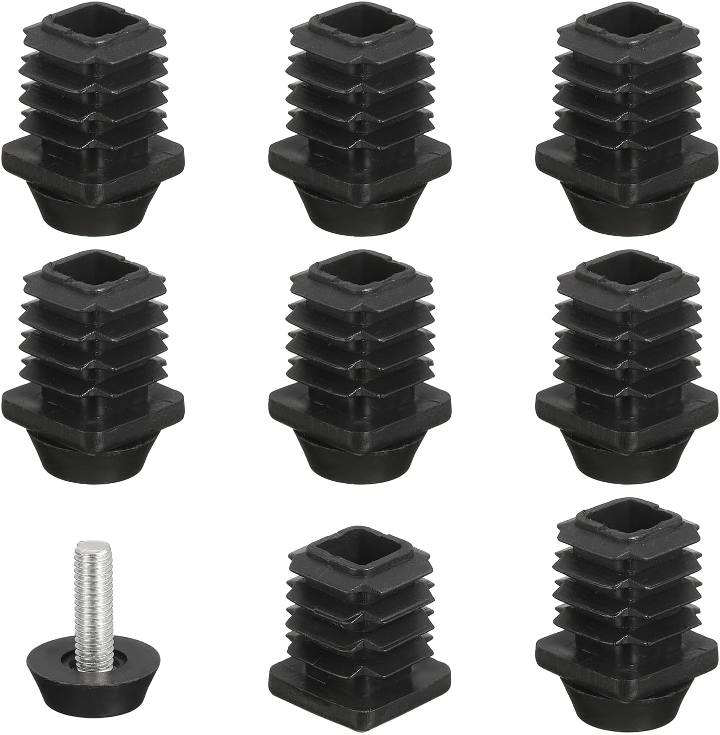 Amazon.com: uxcell 8 Set Leveling Feet, M6x20x20mm Plastic Adjustable ...