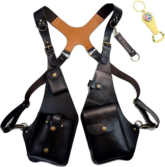 Amazon.com: Underarm Shoulder Bag for Men and Women,Premium Leather ...