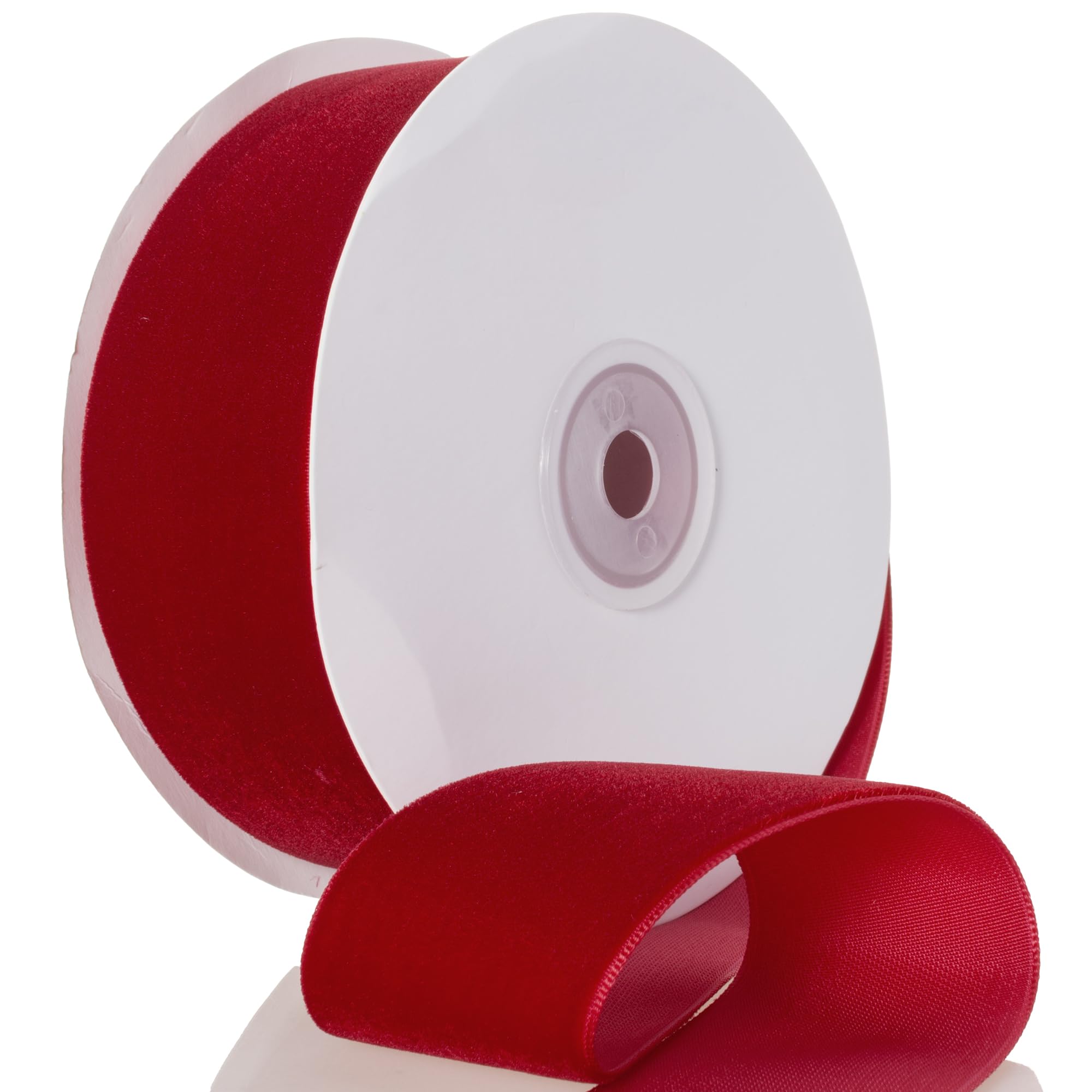 Amazon.com: GIYOMI Red Velvet Ribbon - 1 1/2 Inch Wide, 10 Yards Roll ...