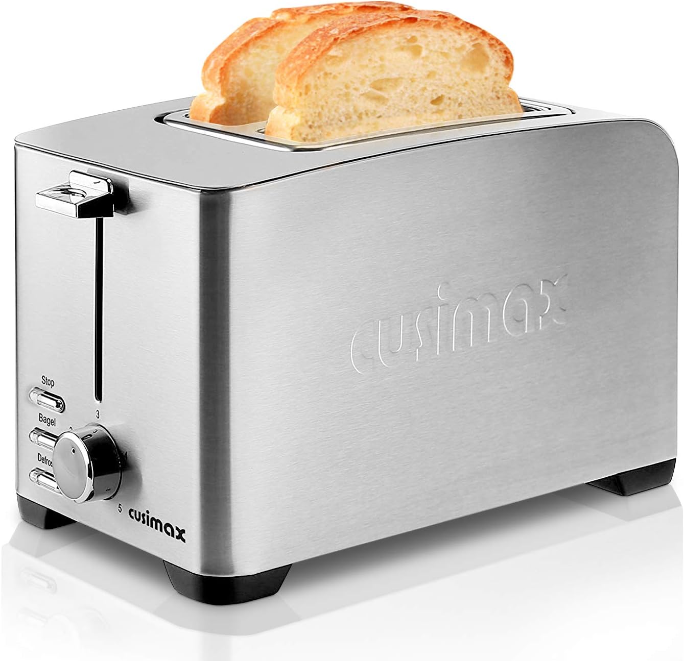 Amazon.com: Cusimax 2-Slice Toaster 5 Shade Settings - Pop Up Extra ...