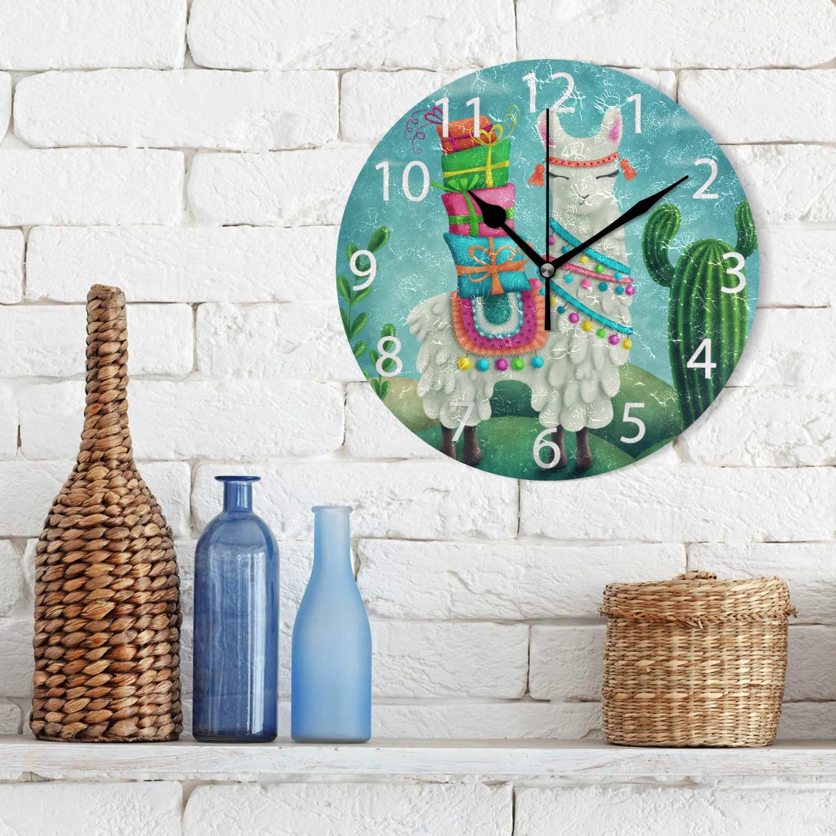 Llama Wall Clock