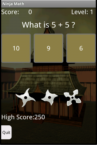 Ninja Math - App on Amazon Appstore