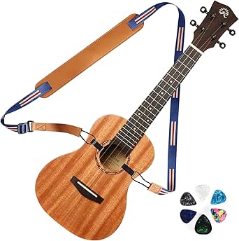 Amazon.com: Vefungyan Adjustable Ukulele Strap No Drill: Double Hook ...