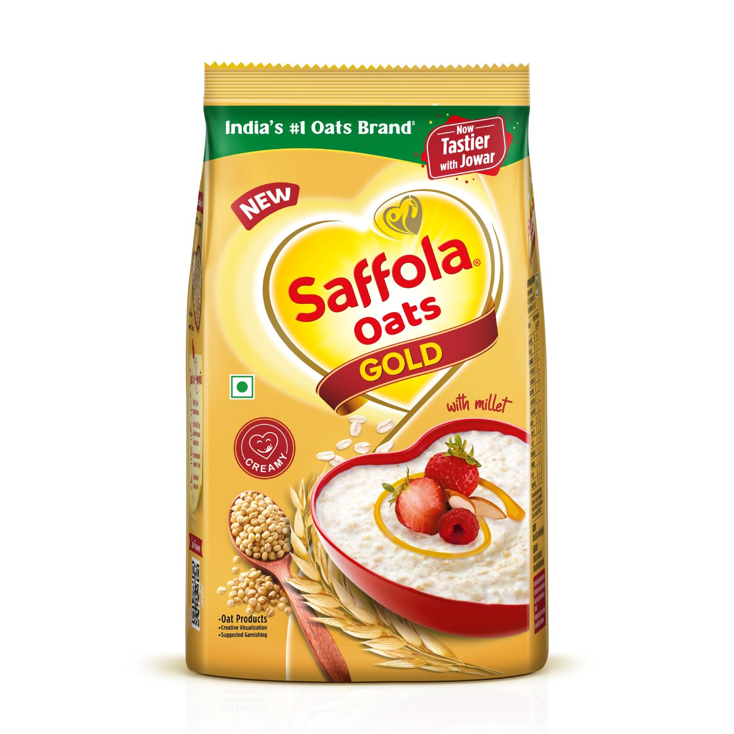 Saffola Oats Gold Rolled Oats With Millet High Protein Fibre ...