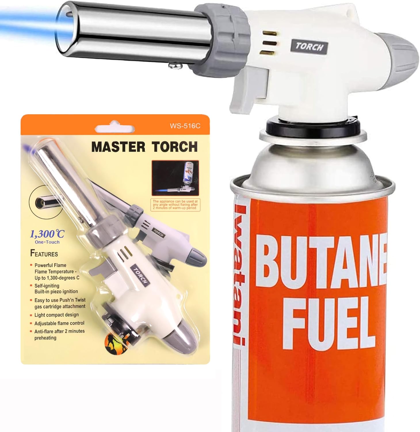 Arespark Adjustable Flame Kitchen Torch for Culinary Creations