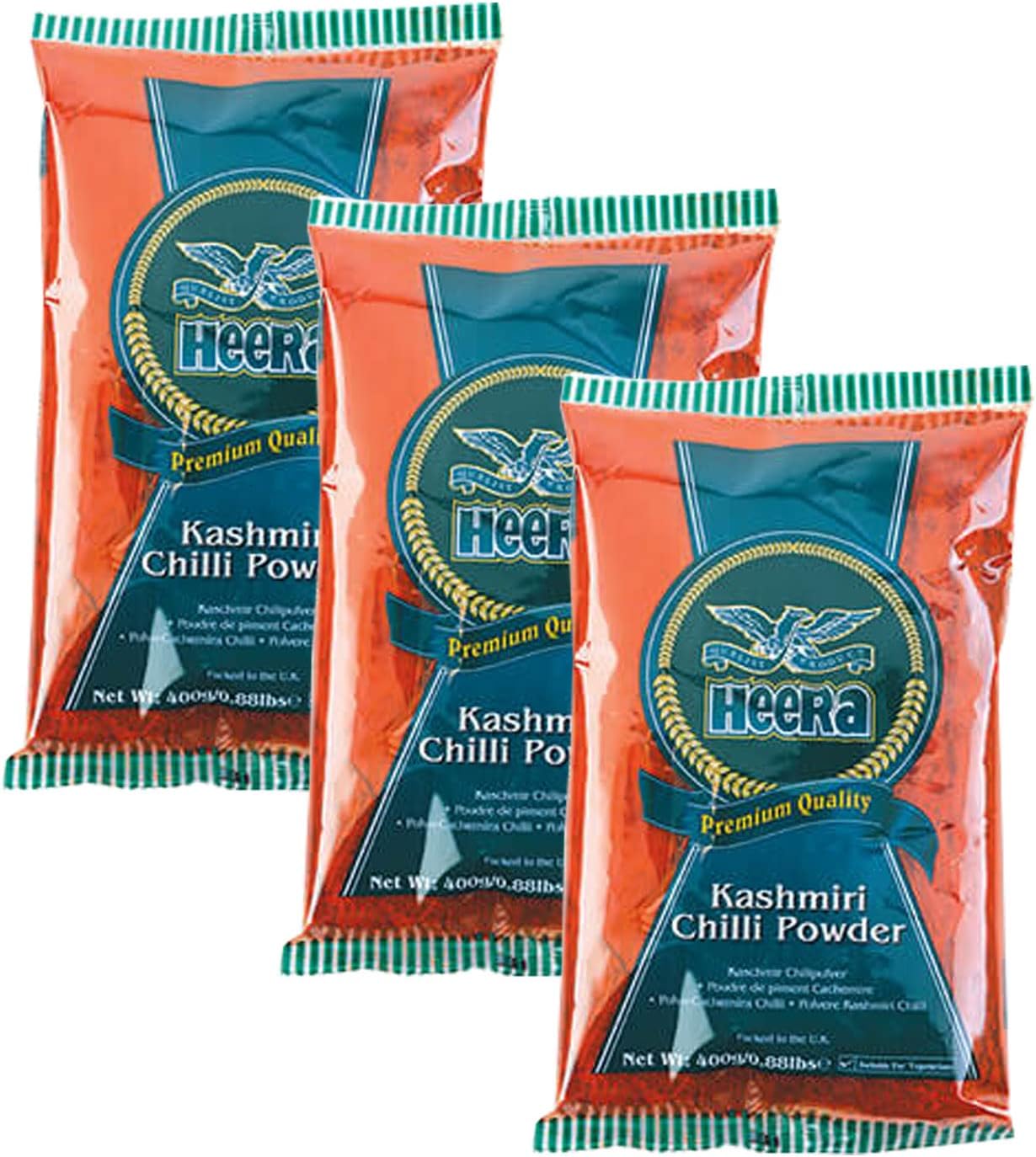Heera Kashmiri Chilli Powder 400g (Pack of 3) – Add Taste And Flavour ...