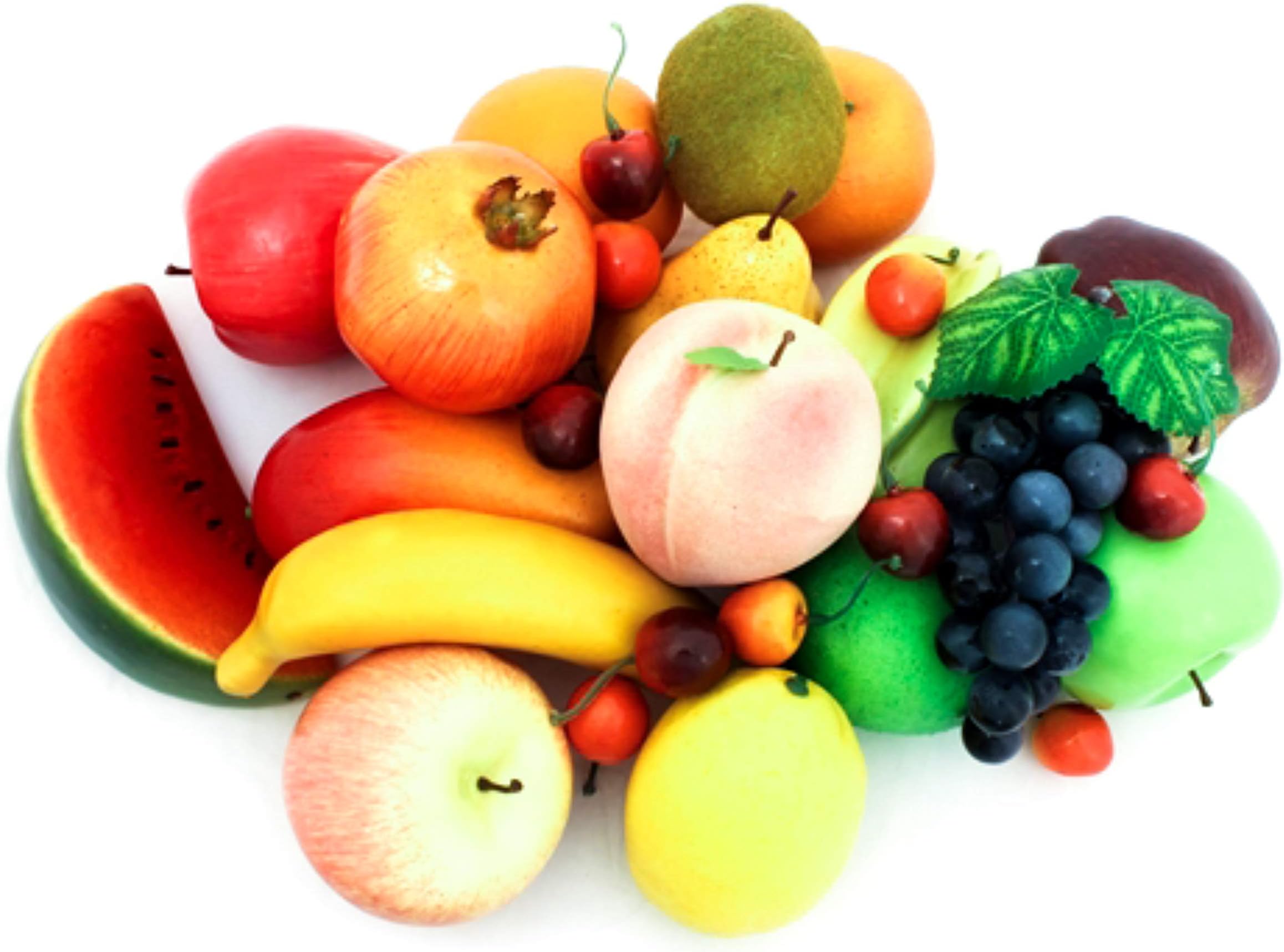 Amazon.com: ALEKO Artificial Fake Fruit Decor (Lot of 32, Multi-Fruit ...