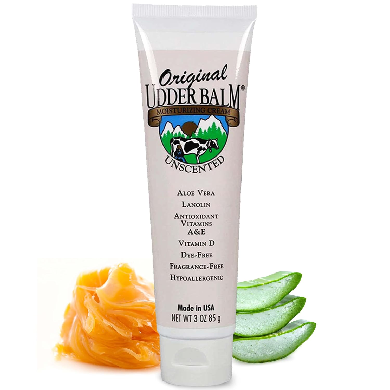 Amazon.com : Original Udder Balm Unscented Moisturizer Tube : Body Gels ...