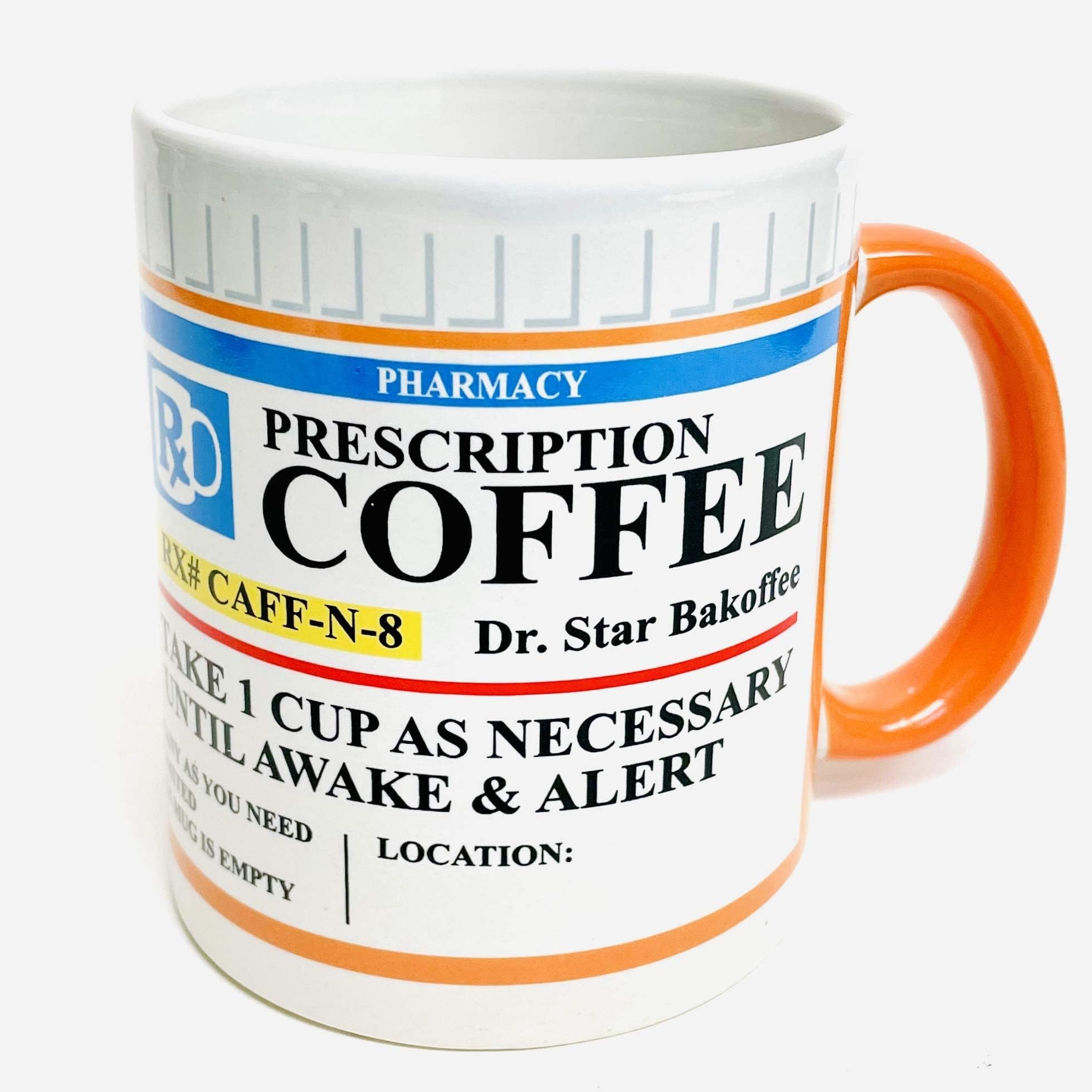 Amazon.com: ThisWear Coffee Lovers Gifts Prescription Coffee RX Pill ...