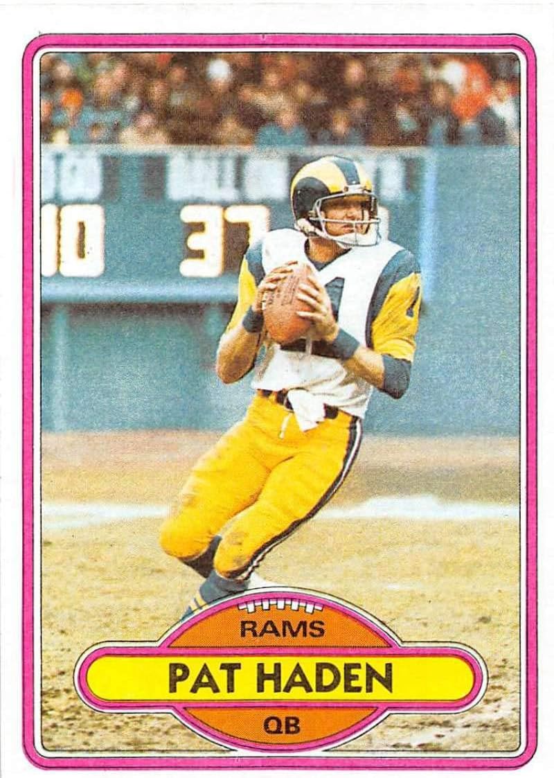 Amazon.com: 1980 Topps #445 Pat Haden Los Angeles Rams NFL Football ...