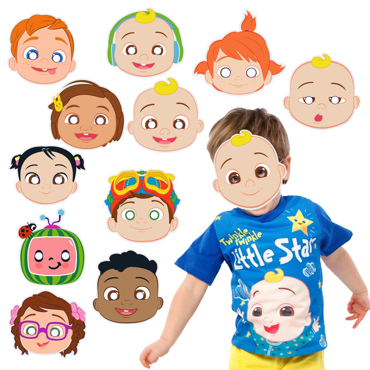 Buy Cocomelon® Theme Birthday Decorations - 12Pcs Cocomelon Birthday s ...