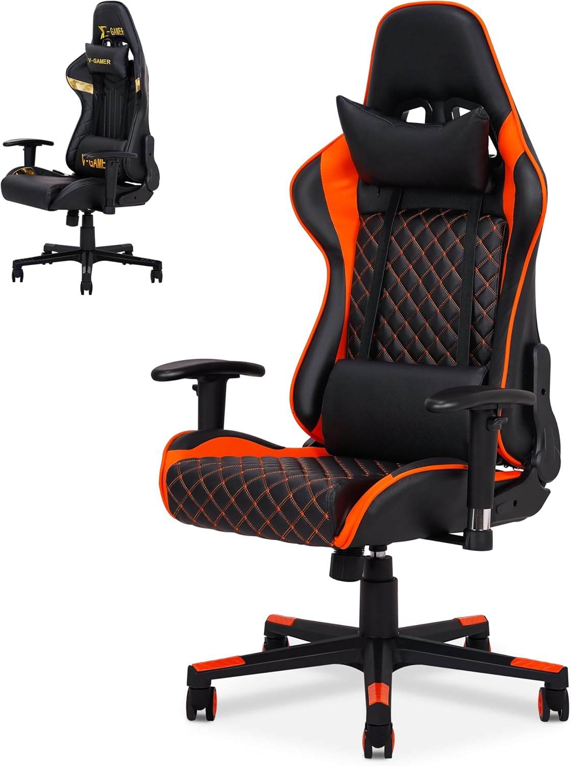 Amazon.com: Dindiri Ergonomic Gaming Chair, Computer Gaming Chair with ...