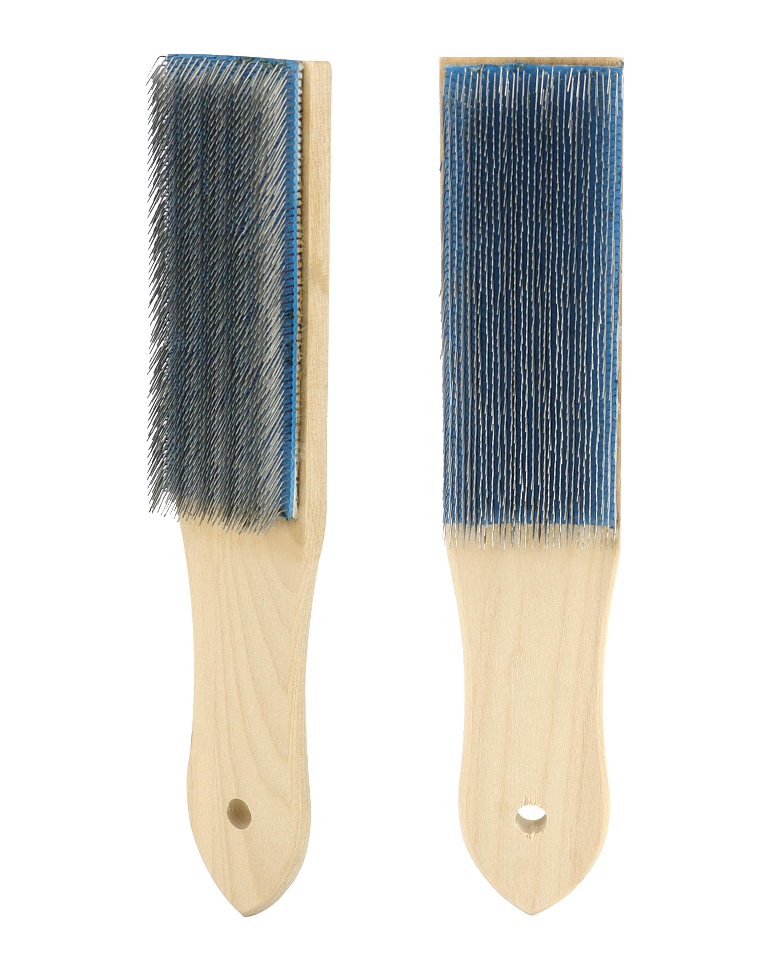 QWORK File Cleaner Carded, 2 Pack, 8" Universal File Card and Brush ...