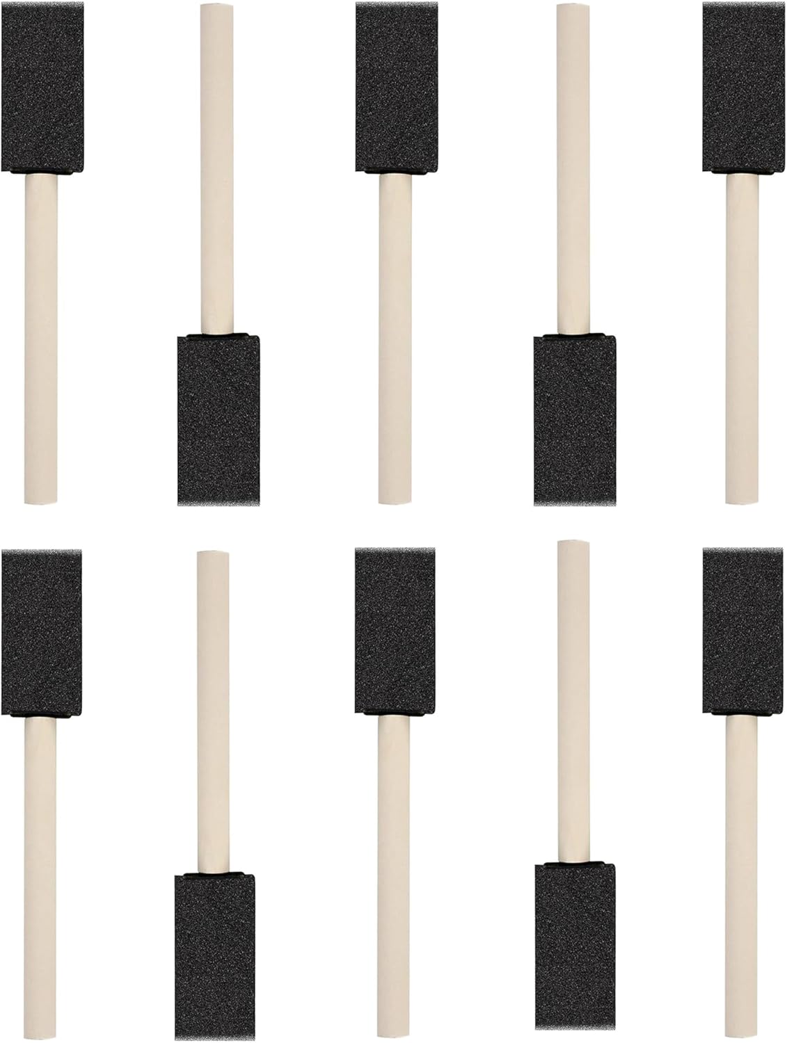 Amazon.com: WAFJAMF 10 Pack Poly Foam Paint Brushes 1 Inch Sponge ...
