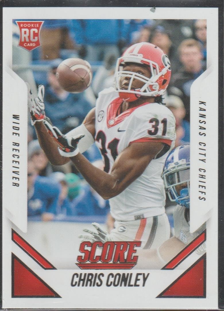 Amazon.com: 2015 Score Chris Conley Chiefs Rookie Football Card #425 ...