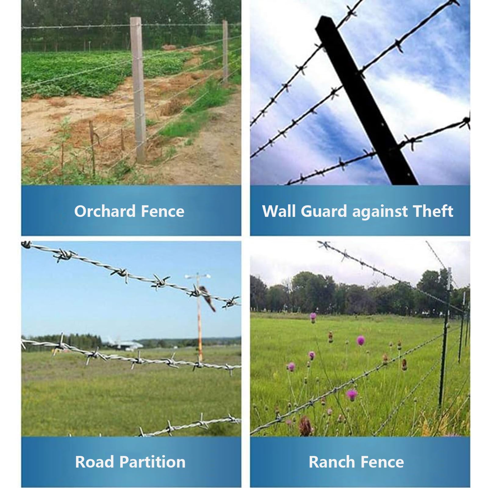Barbed Wire Ranch Fence Design Ranch Fencing