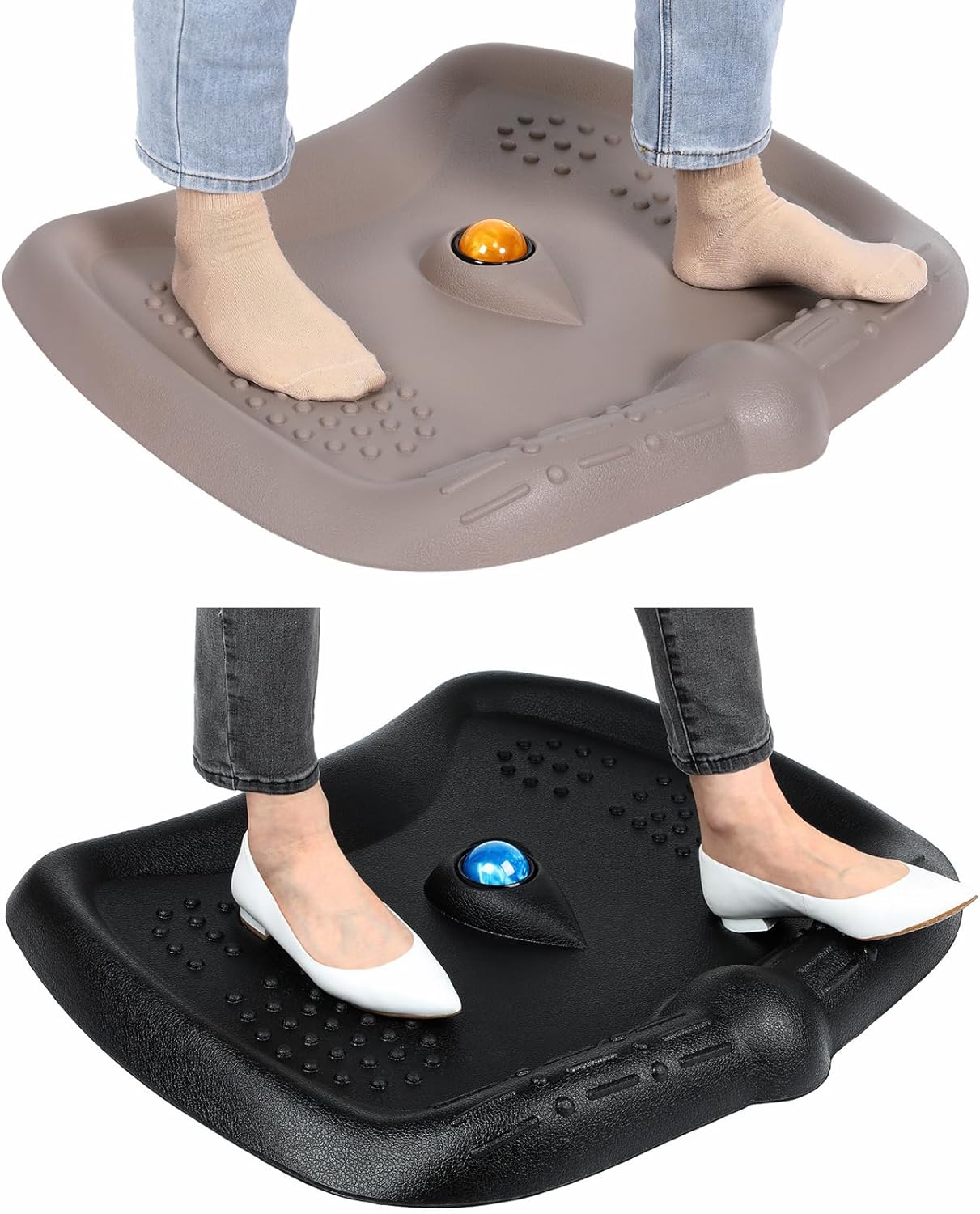 Amazon.com: 2PCS Standing Desk Mat Anti Fatigue, RUMIA Standing Mat ...