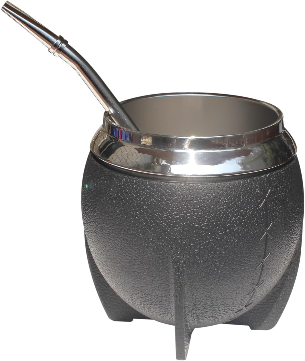 Amazon.com | Beruth Bombilla Yerba Mate Gourd, 9.5oz Stainless Steel ...