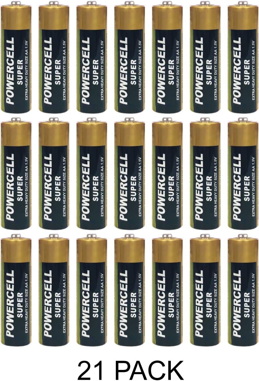 Amazon.com: CELL POWER 21 Pack Powercell Super Extra Heavy Duty Size AA ...