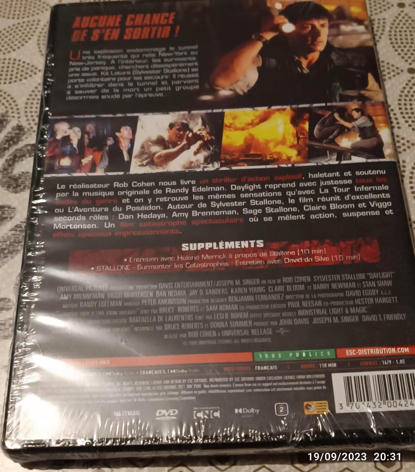 Daylight: Amazon.fr: Sylvester Stallone, Amy Brenneman, Viggo Mortensen ...